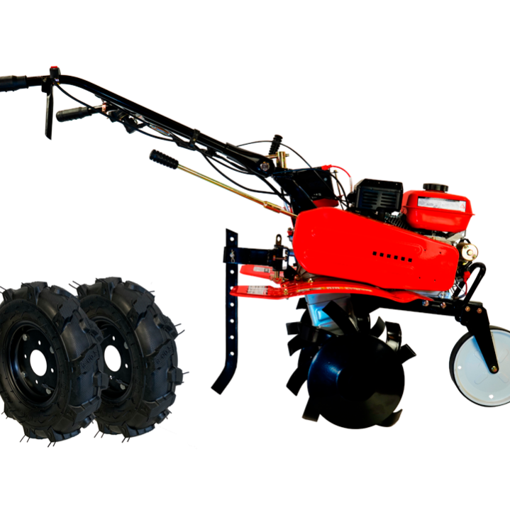 Cómo se pone el contrapeso en la rueda del motocultor?】